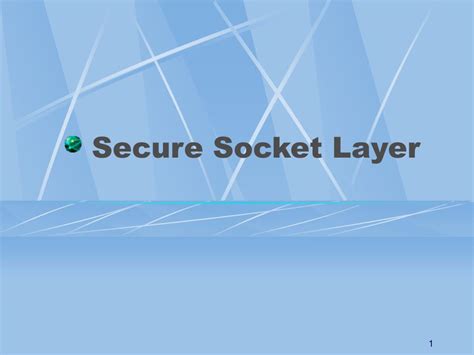 Ppt Secure Socket Layer Powerpoint Presentation Free Download Id