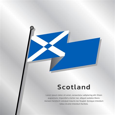 Illustration Of Scotland Flag Template 13257413 Vector Art At Vecteezy