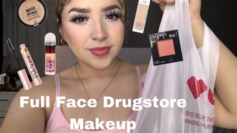 Full Face Drugstore Makeup Youtube
