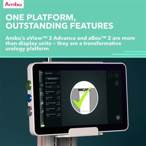 Ambus Aview 2 And Abox 2 Transformative Urology Platform Ambu Usa Posted On The Topic Linkedin