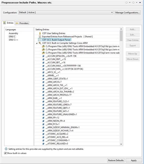Nrf52 Project In Eclipse Doesnt See Makefile Defines Nordic Qanda Nordic Devzone Nordic Devzone