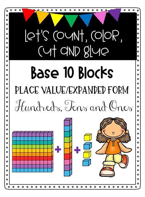 Base 10 Blocks Worksheets Place Value Expanded Form
