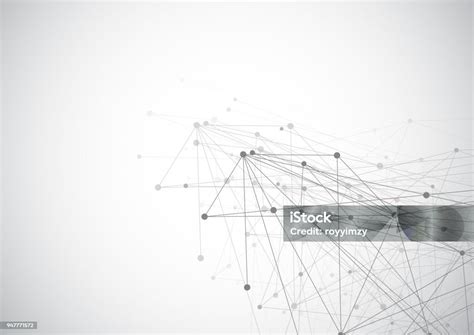 연결 점 들과 라인을 추상화 합니다 연결 과학 배경입니다 벡터 일러스트 레이 션 0명에 대한 스톡 벡터 아트 및 기타 이미지 0명 3차원 형태 개념 Istock