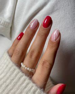 22 Classy Short Red Nail Ideas 2025 Drexplains