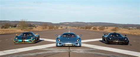The Moment When Koenigseggs Range Hits The Track Regera Vs One1 Vs