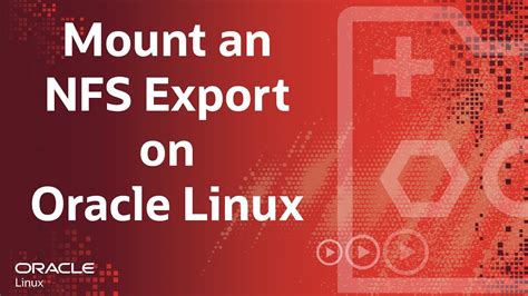 Mount An Nfs Export On Oracle Linux Youtube