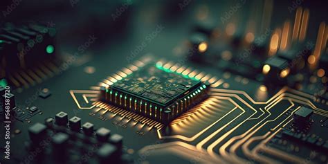 Computer Cell Phone Micro Chips Motherboard Data RAM Circuitry Processor Technology