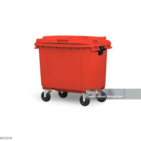 상업 및 산업 환경에서 효율적인 폐기물 관리 및 처리를 위한 고품질 빨간색 산업용 쓰레기 수거통 0명에 대한 스톡 사진 및 기타 이미지 Istock