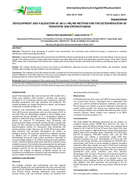 pdf development and validation of an lc ms ms method for the
