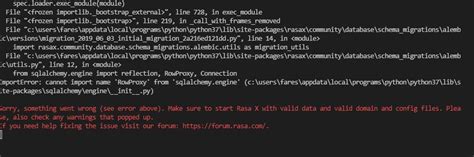 fail to run rasa x in local mode [deprecated] rasa x community