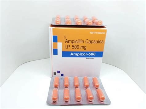 Ampicillin Capsules 500 Mg At ₹ 126 Stripe Ampicillin Capsules In Baddi Id 26136576388