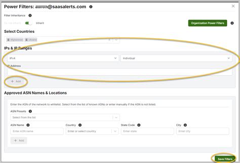 Power Filters Whitelisting Logic And Explanation