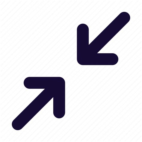 Arrows Down Left Up Right Shrink Minimize Icon Download On Iconfinder