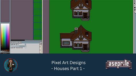 How To Create Houses With Pixel Art Part 1 Aseprite Pixel Art Tutorial Gamedev Youtube