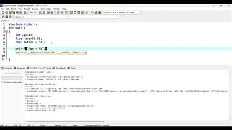 Datatype And Variable C Programming Full Course Part 03 Muny Coding