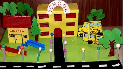 Diy 3d School Model Projectpeople Who Help Us Project For School
