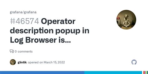 Operator Description Popup In Log Browser Is Shortened Issue 46574