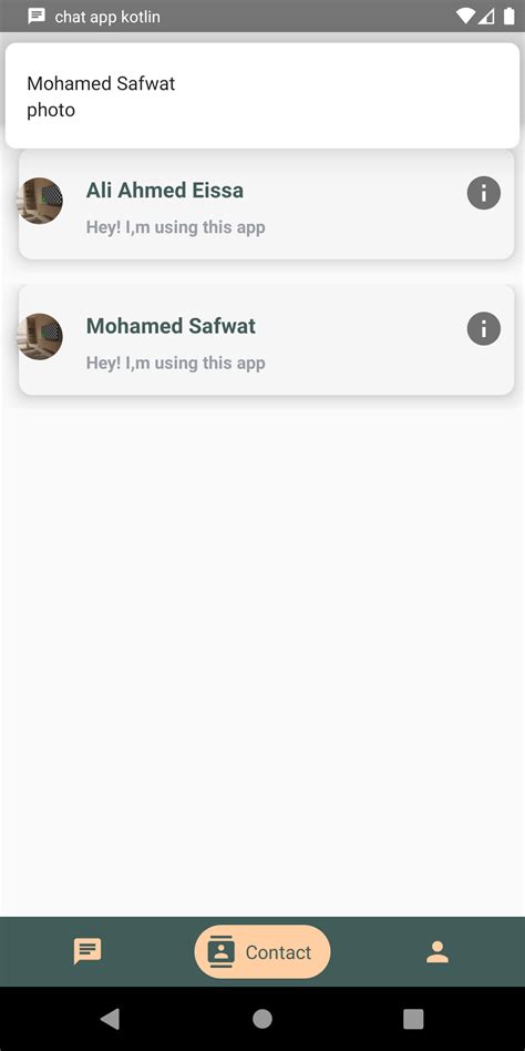Github Mohamedsafwatnassarchat App Kotlin Kotlin Chat App Design And Implementation Android