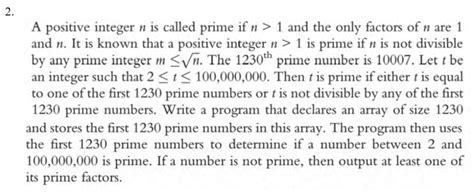 Solved A Positive Integer N Is Called Prime If N1 And The