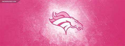 Denver Broncos Pink Logo Cover