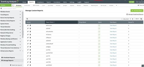 Create Custom Reports