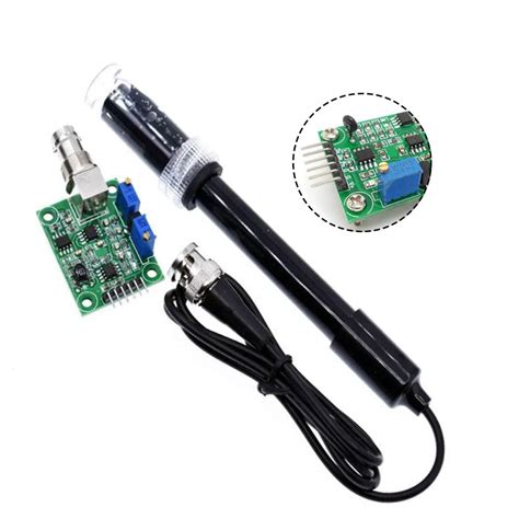 Sensitivity Ph Sensor Kit For Arduino With Ph Electrode Probe And Ph
