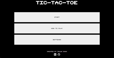 GitHub Zalanshah TicTacToe An HTML Based Tic Tac Toe Game