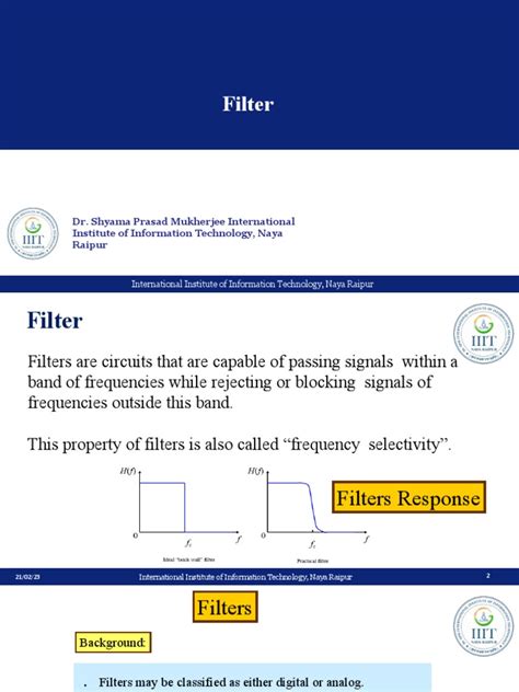 Week 1 Lecture 2 Analog Electronics Pdf Electronic Filter Low