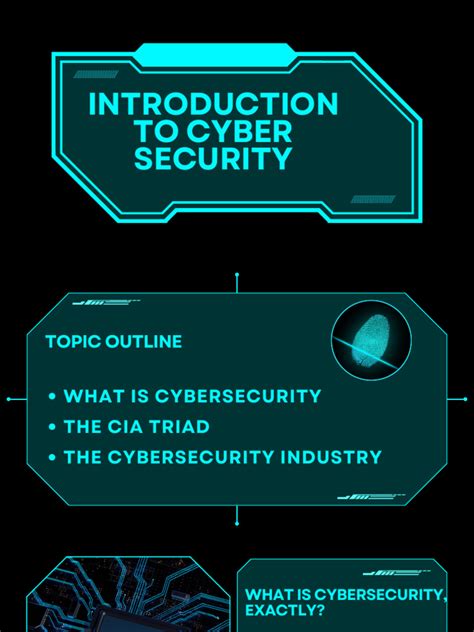 Introduction To Cybersecurity Pdf Security Computer Security