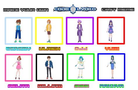 My Code Lyoko Cast Pretty Cure Series By Joshuat1306 On Deviantart My Code Lyoko Cast Pretty Cure Series By Joshuat1306 On Deviantart