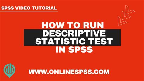 How To Run Statistical Analysis In SPSS FREE Resources