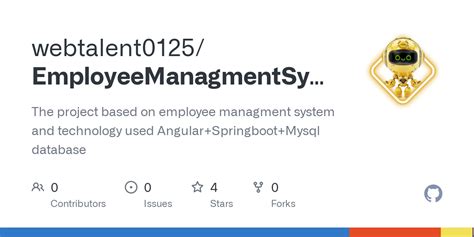 Github Webtalent0125employeemanagmentsystem2022 Angular Spring Boot