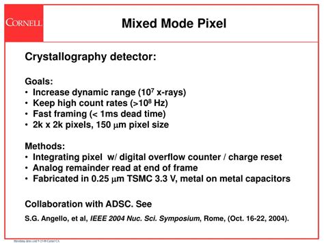 Ppt Integrating Pixel Array Detectors Powerpoint Presentation Free
