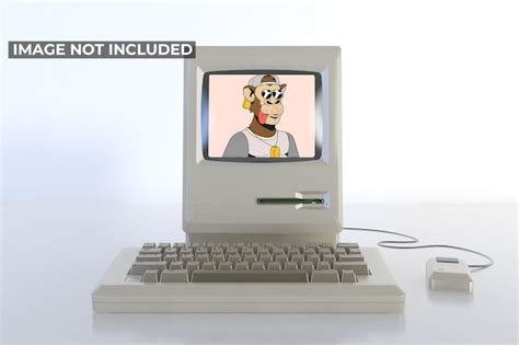 Premium Psd Old Computer Screen Mockup