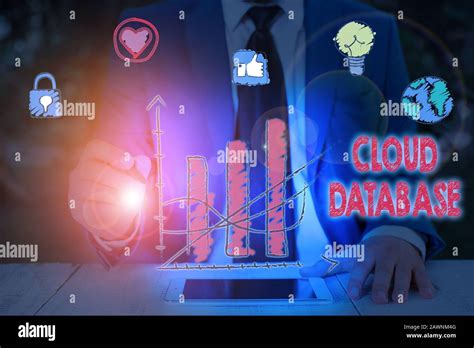 Text Sign Showing Cloud Database Business Photo Text Optimized Or Built For A Virtualized