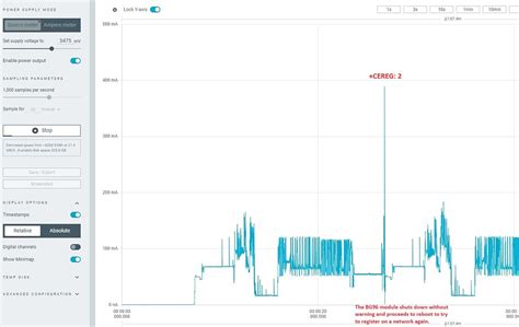 Quectel Bg96 Module Suddenly Turns Off When Receiving Cereg 2 Lpwa Module Quectel Forums