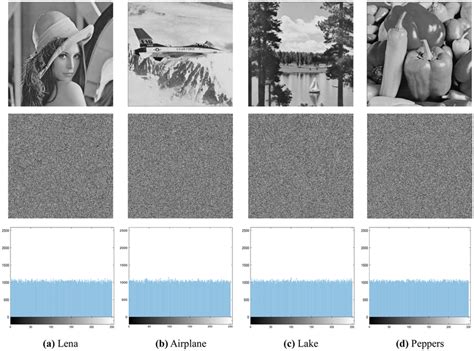Histogram Analysis Of The Encrypted Images Download Scientific Diagram