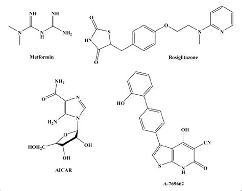 Diverse Ampk Activators With Reported Anti Inflammatory Activities