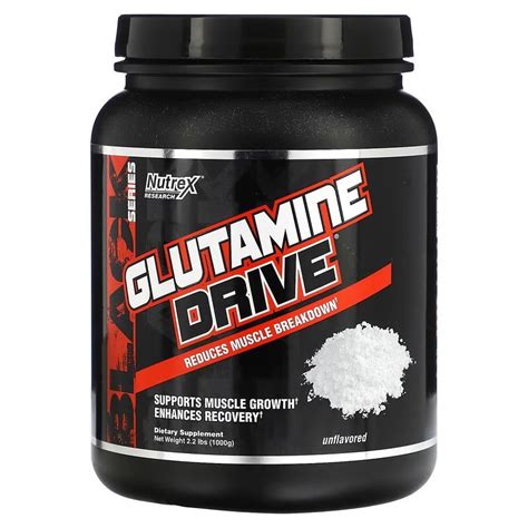 Nutrex Glutamine Drive 1kg 200serv Glutamina Wolvesnutrition