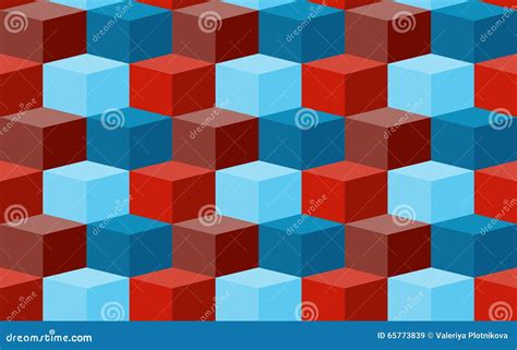 Seamless Texture With Cubes Stock Vector Illustration Of Abstract Background 65773839