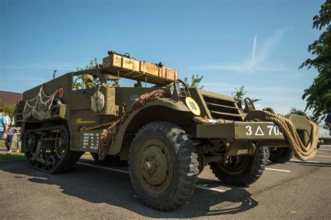A World War Ii Half Track Is On Display On Caserne Picryl Public