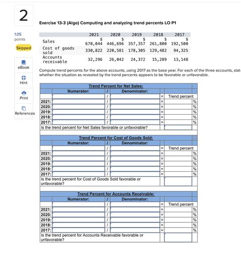 Solved Exercise 13 3 Algo ﻿computing And Analyzing Trend