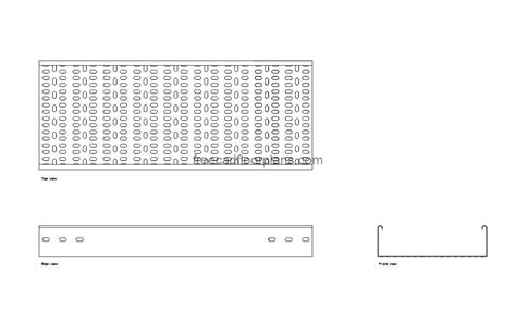 Kabelträgerwanne Kostenlose Cad Zeichnungen