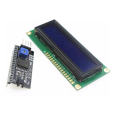 Display Lcd 16x2 1602 Fundo Azul Com Modulo I2c Shopee Brasil