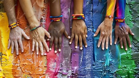 Premium Photo A Group Of People Of Different Ethnicities With Their