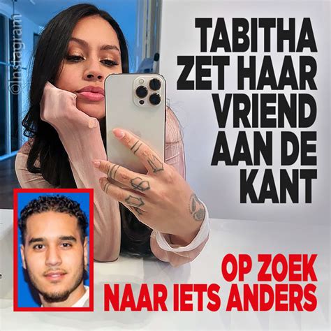 Tabitha Zet Vriend Aan De Kant Op Zoek Naar Iets Anders Ditjes En Datjes