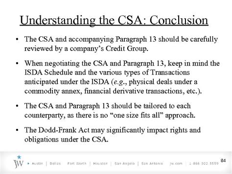Understanding The Isda Credit Support Annex Know Your