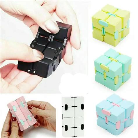 Infinity Cube Fidget Sensory Toy Mini Puzzle Cube Toy Stress Anxiety Relief Magic Puzzle Flip