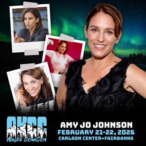 Amy Jo Johnson Alaska Comicon Feb 21 22 2026 In Fairbanks