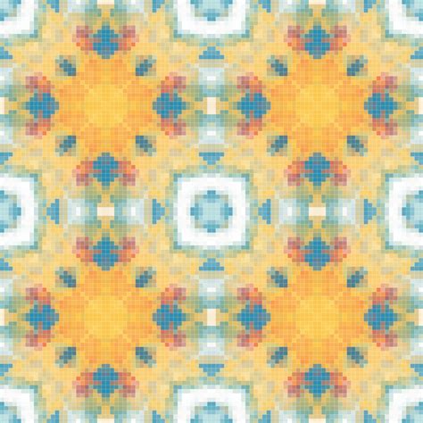Geometric Mosaic Seamless Pattern Design Repeat Textile Design